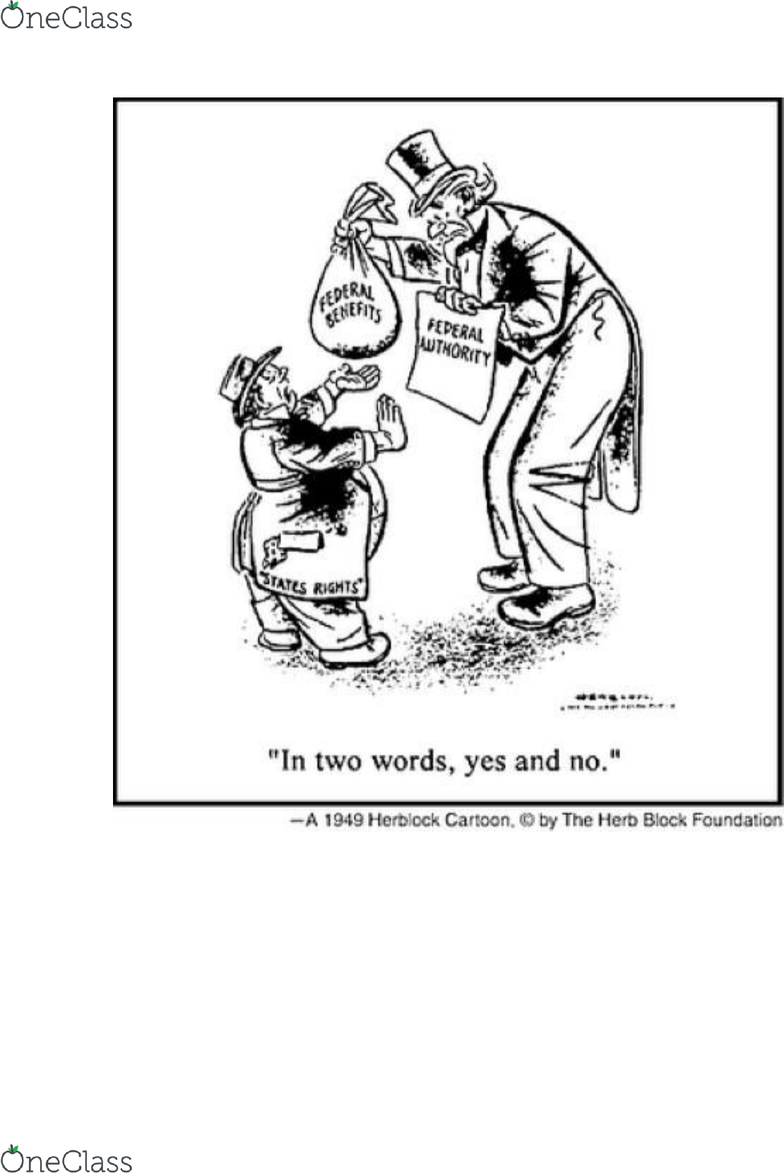 Dual Federalism Political Cartoon