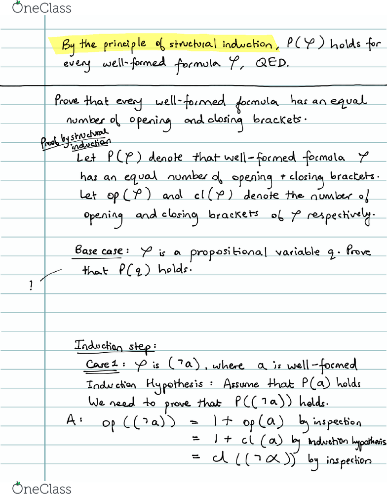 Structural Induction